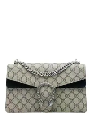 Gucci 2016-2026 Medium Gg Supreme Dionysus Shoulder Bag - Neutrals