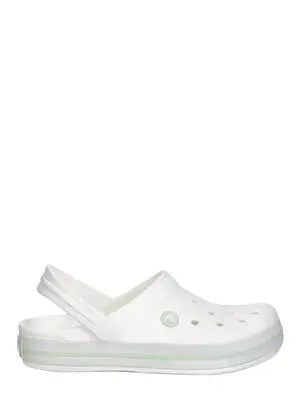 CROCS Perforated Slingback Clogs - White