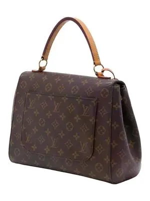 LOUIS VUITTON Monogram Cluny Mm Satchel - Brown