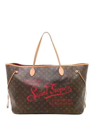 LOUIS VUITTON 2010 Monogram Neverfull Xl Tote Bag - Brown