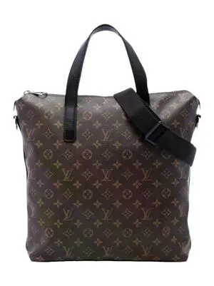 LOUIS VUITTON Monogram Macassar Kitan Satchel - Brown