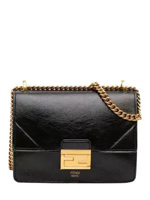 Fendi Kan U Crossbody Bag - Black