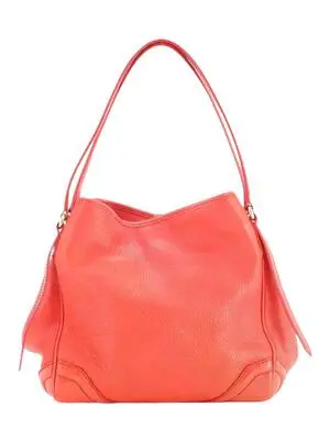 Burberry Canterbury Leather Small Tote Bag Red