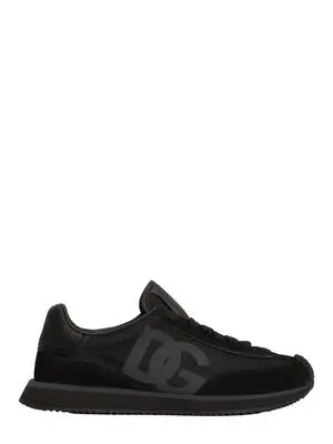 Dolce & Gabbana Mixed-material Dg Cushion Sneakers Sneakers - Black