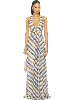 Missoni Long Dress In Light Version In . Also - Multi