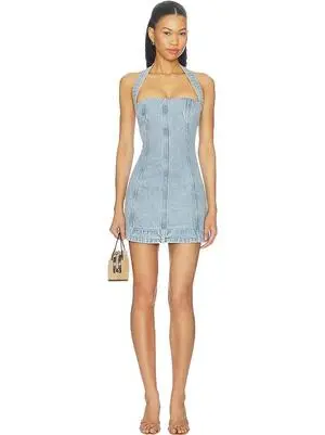 Retrofete Vivara Denim Dress In . Also - Blue