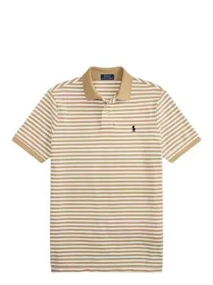 Polo Ralph Lauren Striped Cotton Polo Shirt - Neutrals