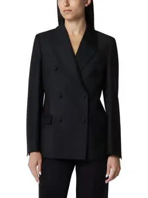 RÓHE Double-breasted Blazer - Black