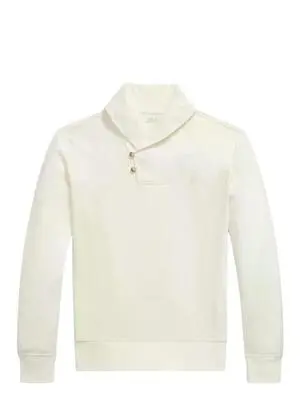 Polo Ralph Lauren Polo Ralph Lauren Luxury Jersey Shawl-Collar Pullover White
