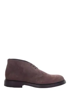 DOUCAL'S Leather Desert Boots - Brown