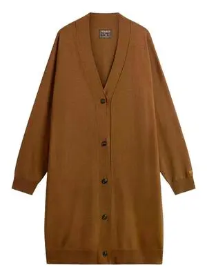 Woolrich Fine-knit Long-line Cardigan - Brown