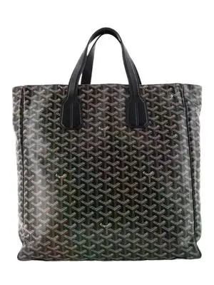 Goyard Voltaire Iii Coated Canvas Tote Bag - Black