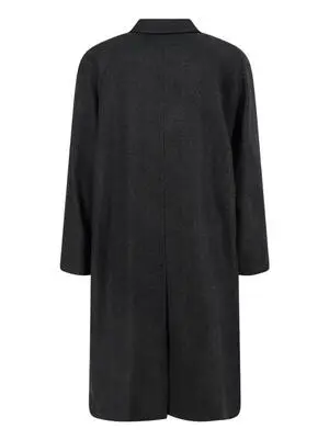 HEVO Baia Del Monaco Button-cuff Single-breasted Coat - Black
