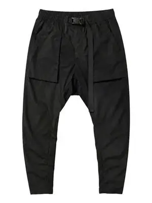 THOM KROM Buckle-fastening Drop-crotch Trousers - Black