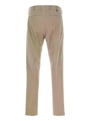 PT TORINO Tailored Trousers With Zip Fastening - Neutrals