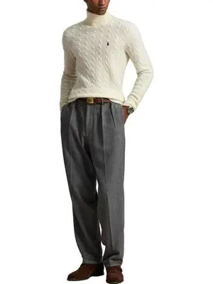 Polo Ralph Lauren Cable-knit Turtleneck Sweater - Neutrals