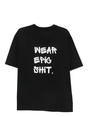 GEORGE. Logo-print Short-sleeve T-shirt - Black