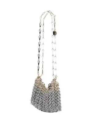 Rabanne Nano Skyline Shoulder Bag - Silver
