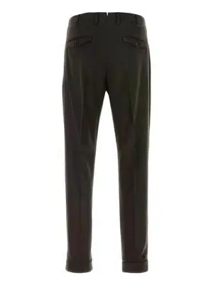PT TORINO Tailored Trousers With Zip Fastening - Brown