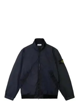 Stone Island Crinkle Reps Ny Stand-collar Jacket - Blue