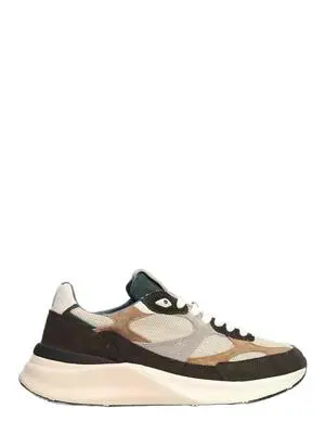 D.a.t.e. Musa Panelled Sneakers - Brown