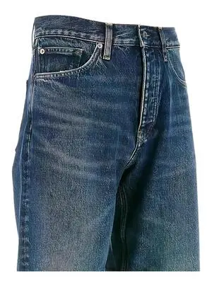 SUNFLOWER Loose-fit Cotton Jeans - Blue