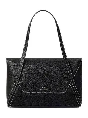 Polo Ralph Lauren Polo Play Leather Shoulder Bag - Black