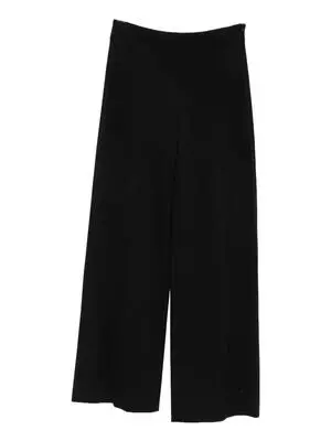 DRYKORN Zip-fastening Wide-leg Trousers - Black