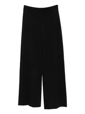 DRYKORN Zip-fastening Wide-leg Trousers - Black