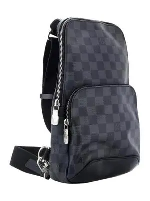 LOUIS VUITTON Avenue Sling Bag Damier Graphite Crossbody Bag - Black