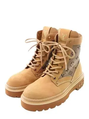 LOUIS VUITTON 2023 Ranger Line Monogram Ankle Boots - Neutrals