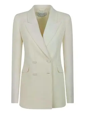 Gabriela Hearst Double-breasted Peaked-lapel Blazer - Neutrals