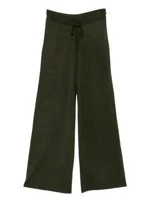 HUGENBERG Drawstring Waist Trousers - Green