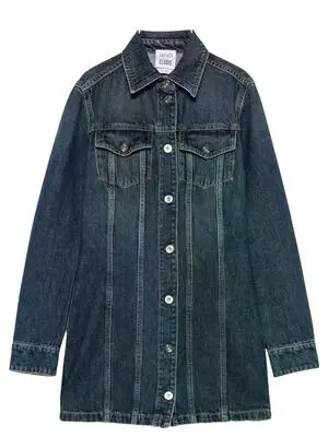 Liu Jo X Elodie Button-up Denim Mini Dress - Blue