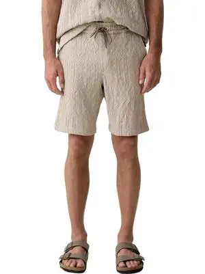 LINDBERGH Jacquard-woven Drawstring Shorts - Neutrals