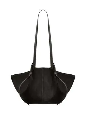 Yuzefi Mochi Suede Shoulder Bag - Brown