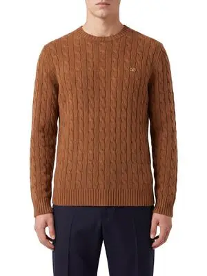 Valentino Garavani Vlogo Signature Pure Cashmere Crewneck Sweater - Hazel