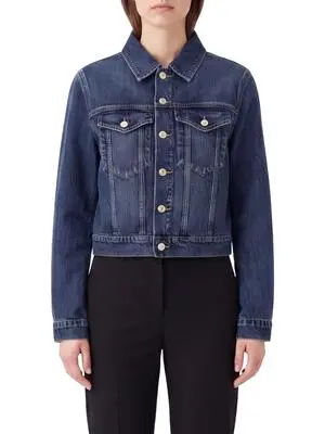 7 For All Mankind Jacket Colour - Blue