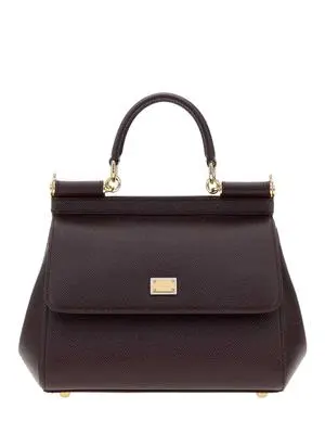 Dolce & Gabbana Top Handle Bag - Wine