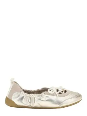 Chloé Metallic Ballerina Trainers - Silver