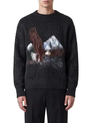 MAISON MARGIELA Jacquard Knit Jumper - Grey