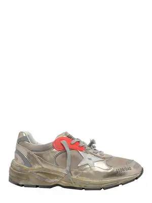 GOLDEN GOOSE Metallic Trainers - Silver