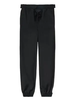 Valentino Garavani Striped Woven Sweatpants - Black