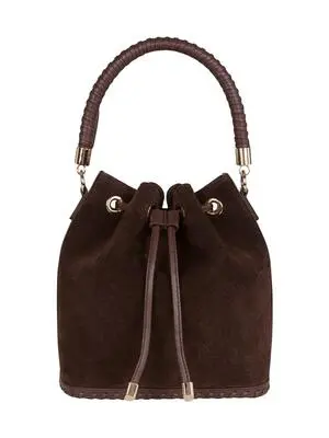 SAONARA BRAND Bucket Bag Chocolat Suede Limited Edition - Brown