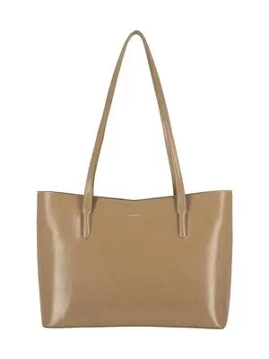 Marhen.j Manhattan V-cut Shoulder Bag - Milk Brown