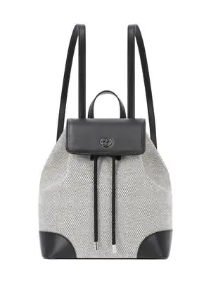 Marhen.j Noble Cotton & Vegan Leather - Black
