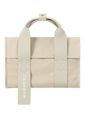 Marhen.j Rona Recycled Nylon Beige - White