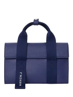 Marhen.j Blue / Black Ludy Vegan Leather Navy - Blue/black