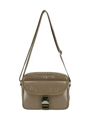 Marhen.j Neutrals Time Polyester & Pu Leather Sand - Black