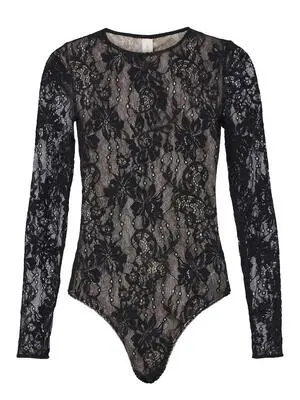 Zimmermann Lace Bodysuit - Black